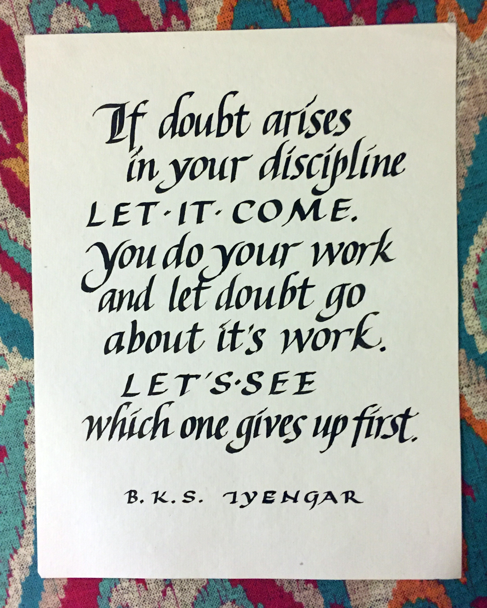 Physical vs. mental obstacles - COLLEGE HILL YOGA